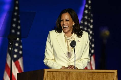 Kamala Harris Delivers Historic First Speech As Vice President Elect