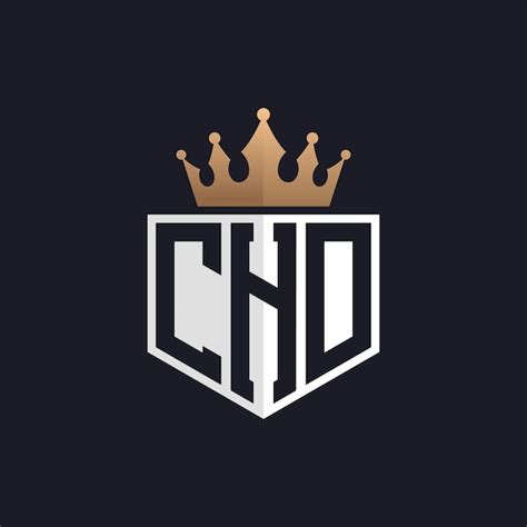Premium Vector Luxury Chd Logo With Crown Elegant Initials Chd Letter Logo For Exclusive