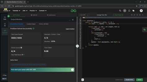 Gfg160 Geekstreak2024 Geeksforgeeks Codingjourney Dsa