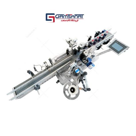 خرید دستگاه لیبل زن دو طرفه ظروف گرد گام صنعت