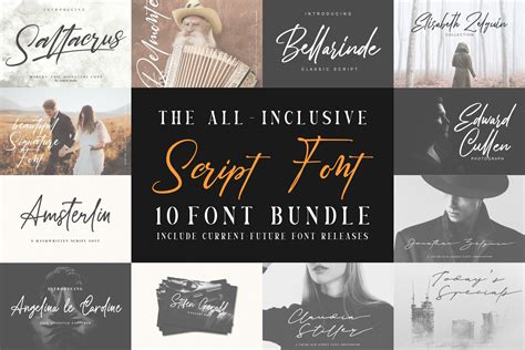 Handwritten Script Font Bundle By HanzelStudio TheHungryJPEG