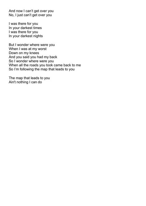 Maps Maroon 5 Lyrics