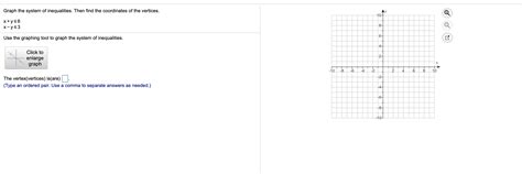 solved graph the system of inequalities then find the