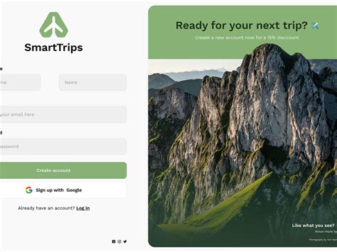 Daily Ui 01 Sign Up By Jose Mercado On Dribbble