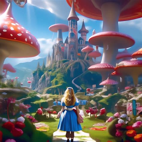 «Алиса в стране чудес 4k высокое … — картинка создана в Шедевруме