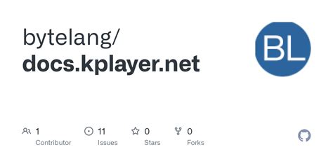 GitHub Bytelang Docs Kplayer Net