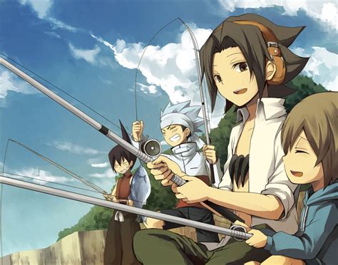 Asakura Yoh Usui Horokeu Tao Ren And Oyamada Manta Shaman King