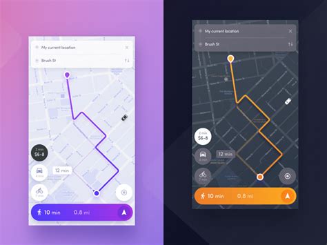 30 Inspiring Map Ui Design For Mobile App Onaircode