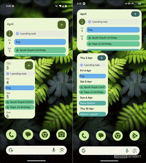 Google Preps A New Look For Some Of Its Best Android Widgets Android Authority