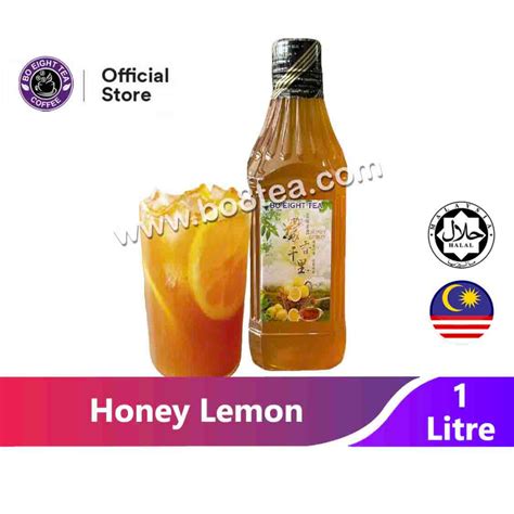 Honey Lemon Syrup 1 Litre Halal 蜂蜜柠檬浓缩汁 Madu Lemon Sirap Shopee Malaysia