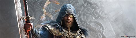Assassins Creed Valhalla Dawn Of Ragnarök Odin 8k Wallpaper Download