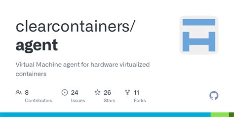 GitHub Clearcontainers Agent Virtual Machine Agent For Hardware