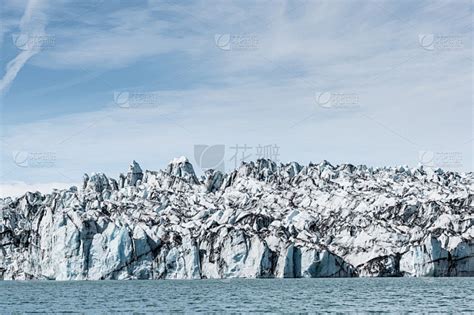 冰岛jokulsarlon冰川冰泻湖