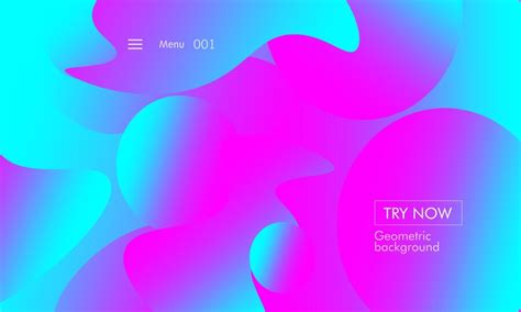 Premium Vector Pink Purple And Blue Gradient Background With Try Now