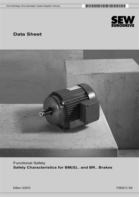 Data Sheet Functional Safety Safety SEW Eurodrive