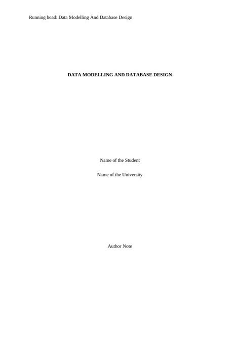 How Is Data Modeling Different From Database Design