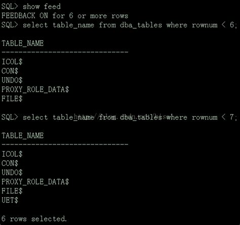 Sqlplus中的feedback设置sqlplus Feedback Off Csdn博客 Sqlplus中的feedback设置sqlplus Feedback Off Csdn博客