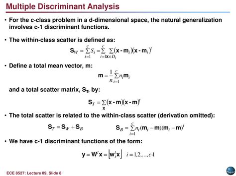Ppt Lecture 09 Discriminant Analysis Powerpoint Presentation Free