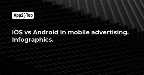 Ios Vs Android In Mobile Advertising Infographics App2top