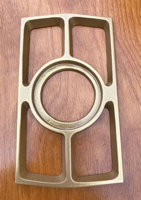 Ambassador Doorknob Escutcheon Plate Mid Century Backplate Atomic Age
