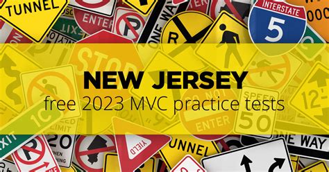FREE New Jersey MVC Practice Permit Test NJ 2022