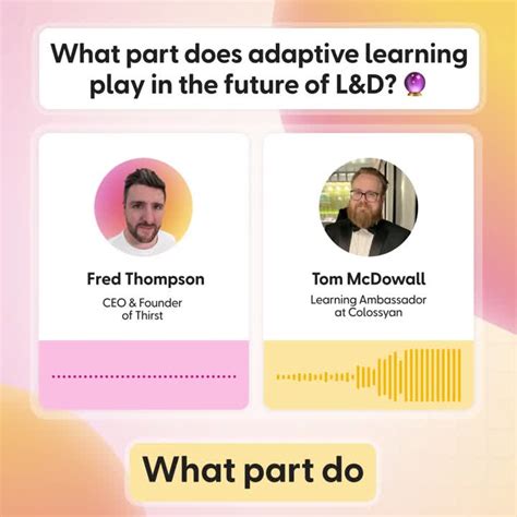 Thirst 🧡 On Linkedin What Part Does Adaptive Learning Play In The Future Of Landd 🔮