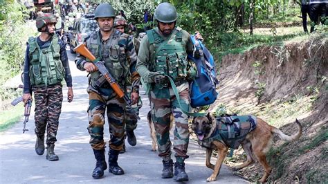 Indian Army Jco Killed Three Soldiers Injured In Gunfight With