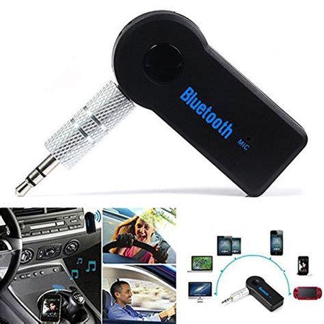 Barato 3.5mm de áudio aux car kit sem fio bluetoot bluetooth adaptador ...