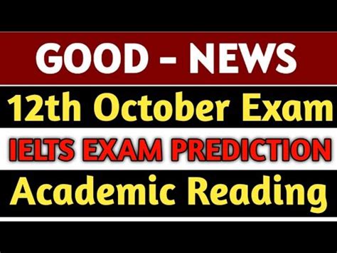 Reading Leaked 12 October Ielts Exam Prediction 12 October 2023