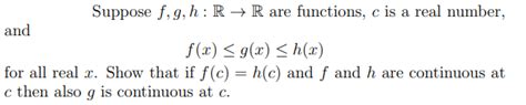 Solved Suppose F G H RR Are Functions C Is A Real Number Chegg Com