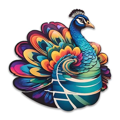 Premium Psd Peacock Icon Psd Design