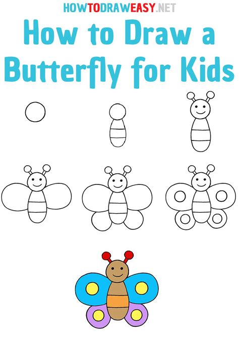 How To Draw A Butterfly Step By Step Tutorial Draw A Butterfly Porn