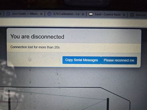 Disconnect Message Only To Retract And Extend Belts Before Making A Single Cut