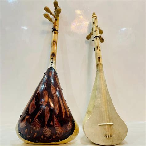 44 Large Moroccan Profesional Loutar With 4 Strings Melodies And Case