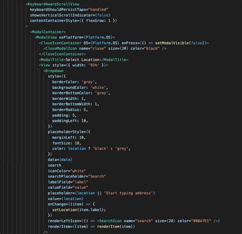 Dropdown Doesn T Move When Keyboard Is Open Issue Hoaphantn React Native Element