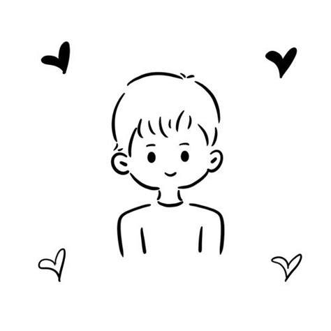 年轻男人简笔画简单又好看（汇总10张）简笔画图片大全