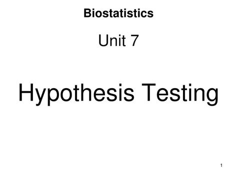 PPT Biostatistics PowerPoint Presentation Free Download ID