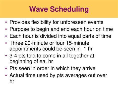 Ppt Chapter 9 Appointment Scheduling Lesson 1 Scheduling Systems