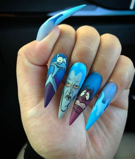 Disney Acrylic Nails Nail Art Disney Pretty Acrylic Nails Best Acrylic Nails Acrylic Nail