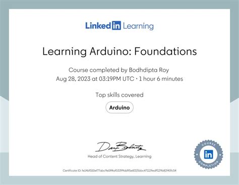 Bodhdipta Roy On Linkedin Certificate Of Completion