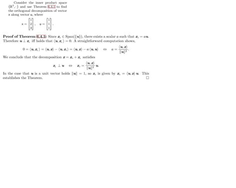 Solved Consider The Inner Product Space R And Use Chegg