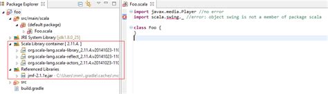 Cannot Add Scala Swing Dependency Via Gradle In Scala Ide Stack Overflow