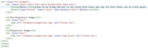 Images In Bootstrap Structure And Implementation