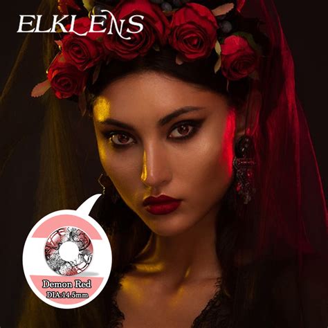 Halloween Demon Red Cosplay Contact Lenses