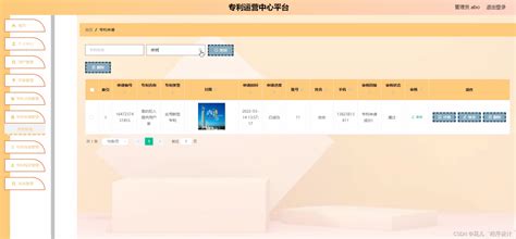 springboot java php node python专利运营中心平台【计算机毕设】 csdn博客