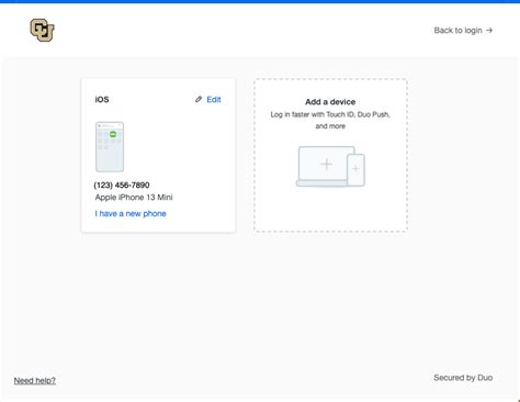 Duo Multi Factor Authentication Enroll And Set Up Mobile App Office Of Information Technology