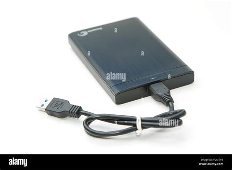 External Hard Drive Isolated Stock Photo Alamy