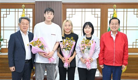 대구 출신 파리올림픽 메달리스트 반효진·도경동·성승민 금의환향 노컷뉴스