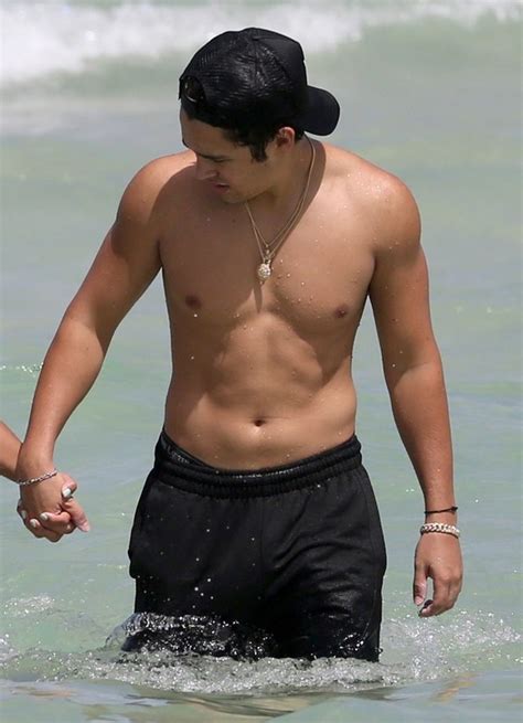 Austin Mahone On The Beach In Miami