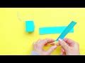 折り紙紙パックジュースのプッシュポップのキーホルダー 簡単可愛いおりがみ How to make popit paper pack